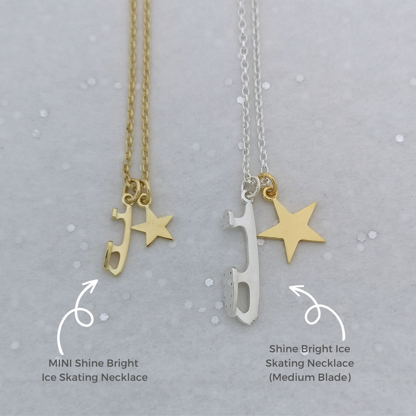 MINI 'Shine Bright' Ice Skating Necklace | Ice Skating Jewellery
