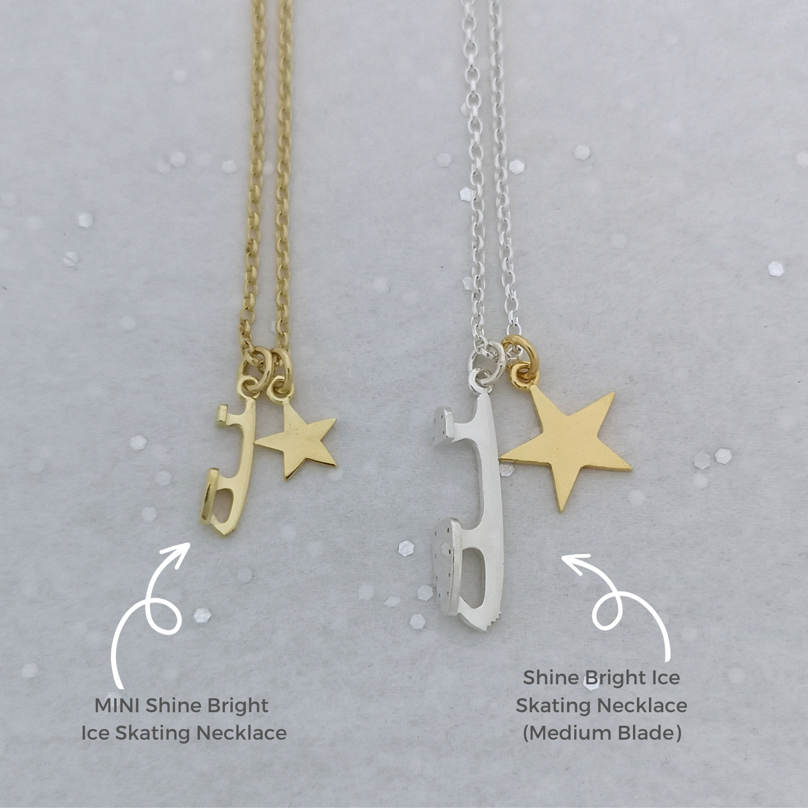 MINI 'Shine Bright' Ice Skating Necklace | Ice Skating Jewellery