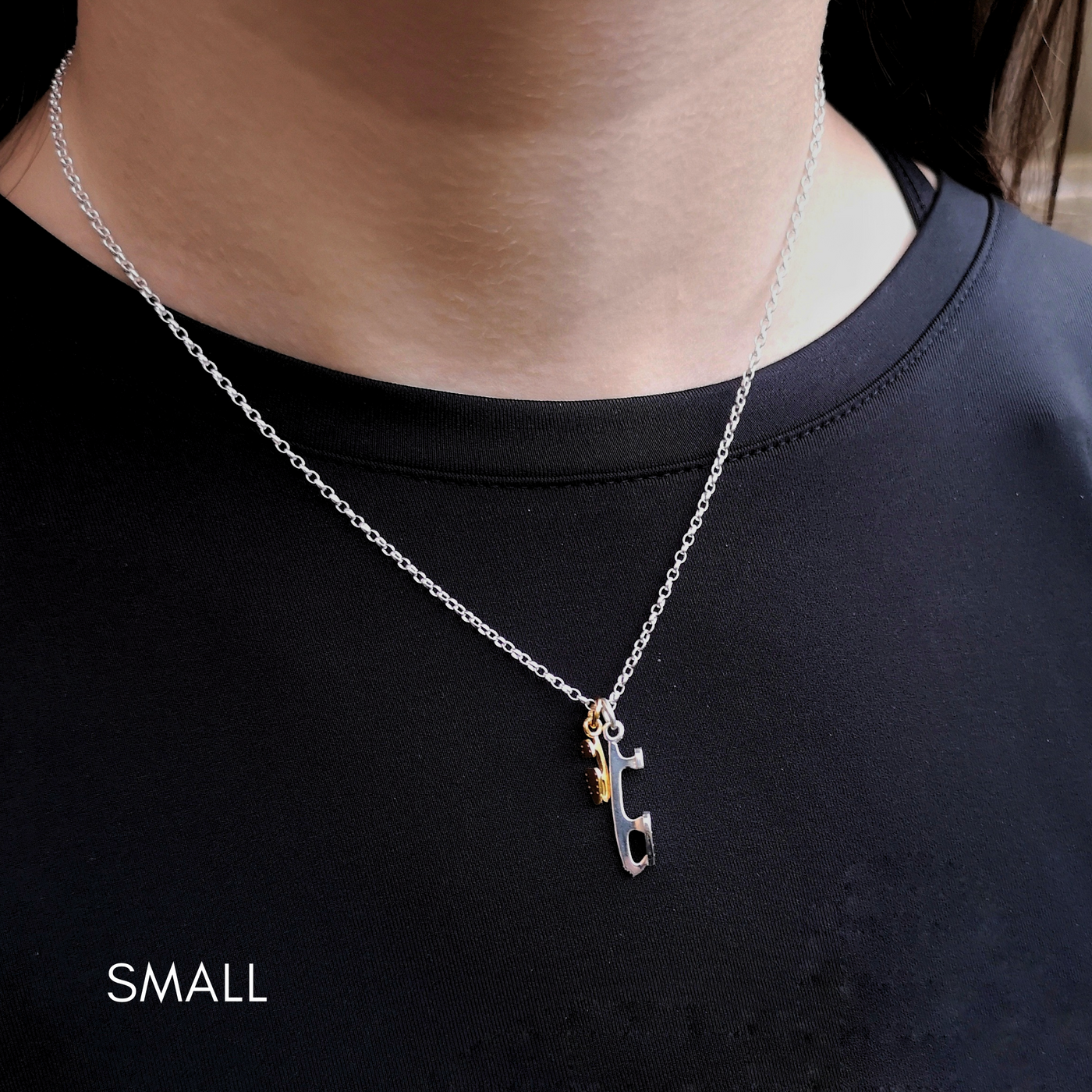 Double Ice Skating Necklace | Ice Skating Jewellery